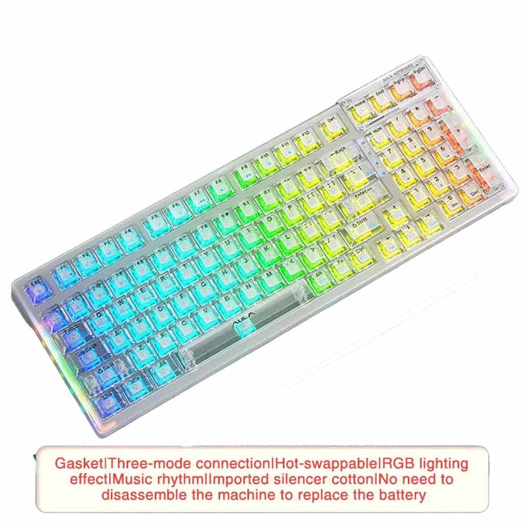 AULA F98 (Ice Crystal Linear Switch) | Gear Studio | PC Gaming ...