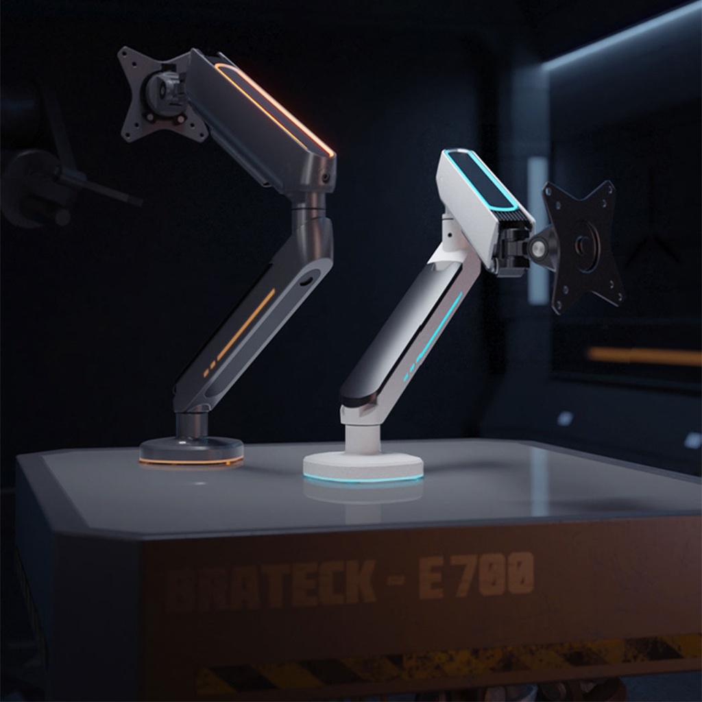 Brateck E700 RGB Single Monitor Arm | Gear Studio | PC Gaming ...
